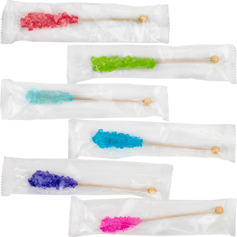 Assorted Unwrapped Rock Candy On A Stick | Gumball.com
