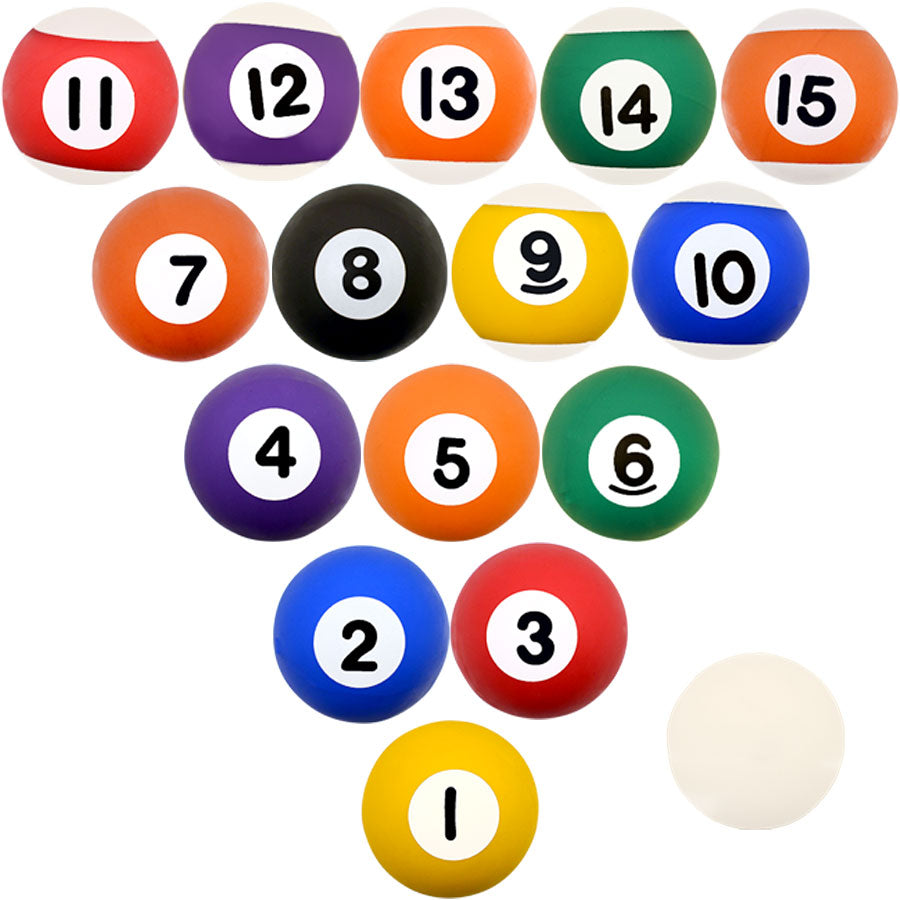 45mm Hi-Bounce Pool Balls| Gumball.com