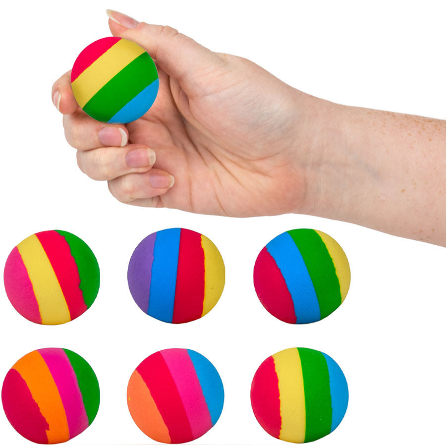 45 mm 4 color Rainbow Balls | Gumball.com