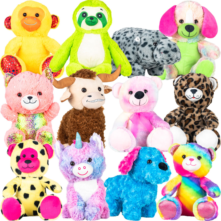 SUPER Premium 100% Generic Plush 12in-15in Kit #5 (36 pcs) | Gumball.com