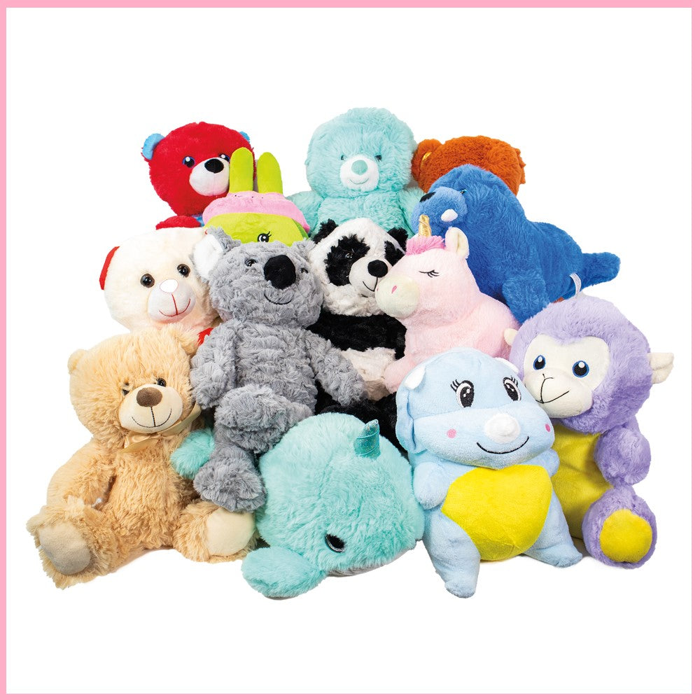 10-14″ PREMIUM GENERIC JUMBO PLUSH MIX – 96 CT | Gumball.com