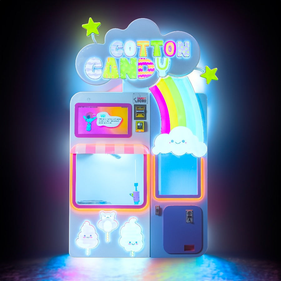 Robotic Cotton Candy Vending Machine | Gumball.com