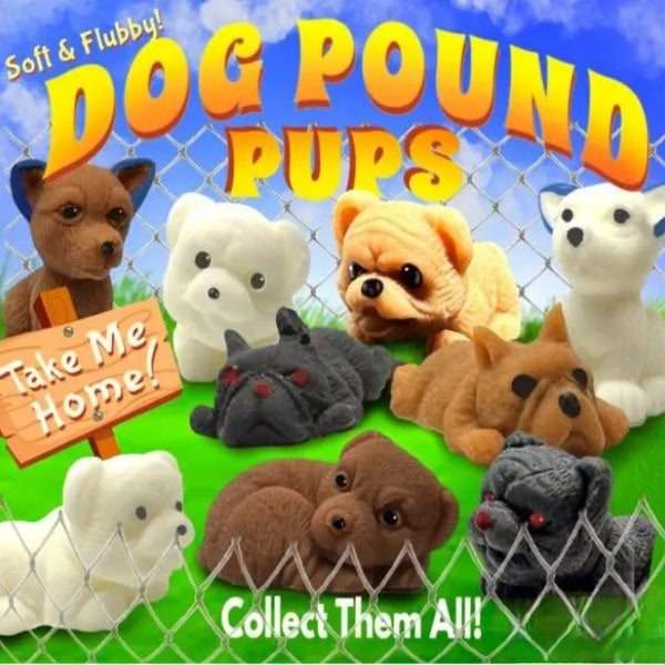 Dog Pound Pups 2" Capsules | Gumball.com