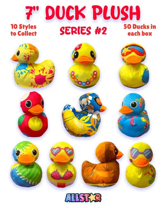 Duck 7" Plush Mix Series #2 (50ct.) | Gumball.com