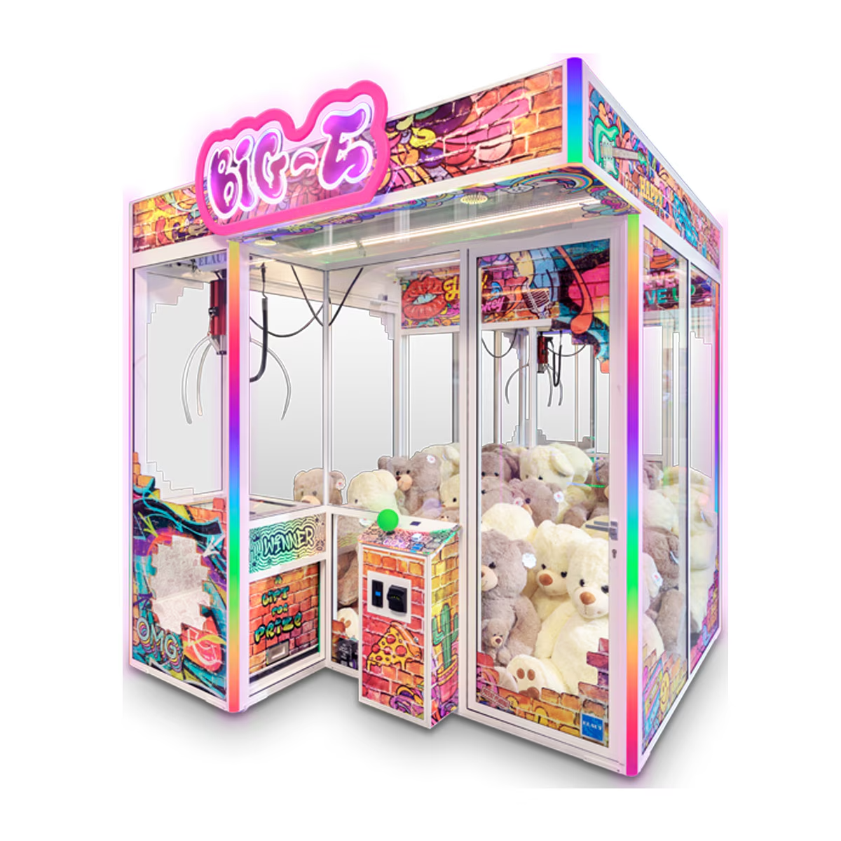 E-Claw Big E One Player Claw Machine | Crane Machine | Gumball.com