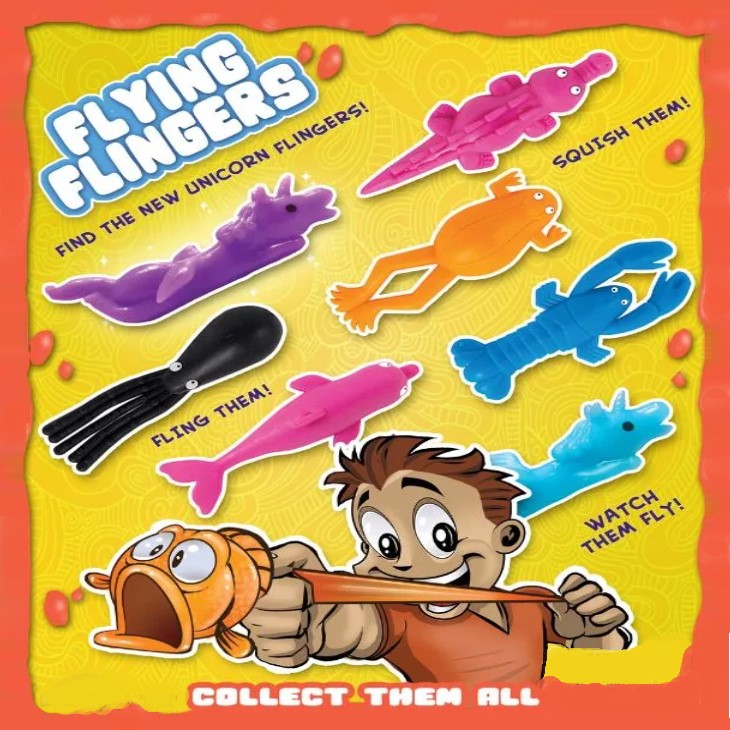 Flying Flingers 2" Capsules | Gumball.com