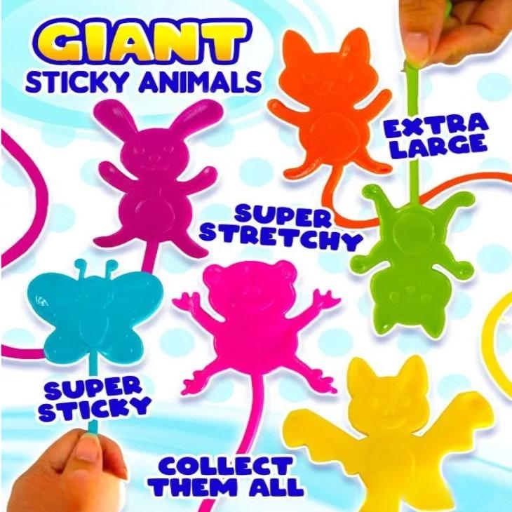 Giant Sticky Animals 2" Capsules | Gumball.com