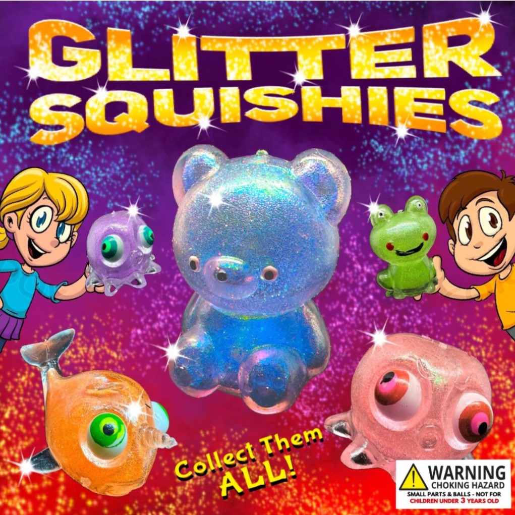 Glitter Squishy 2" Capsules | Gumball.com