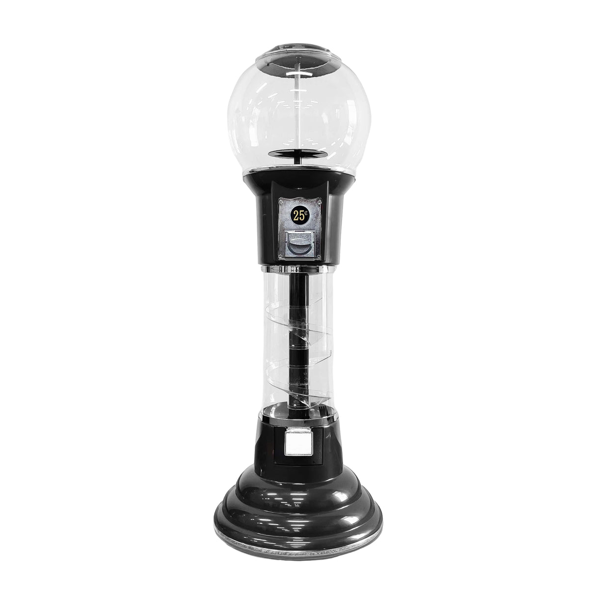 5' Spiral Spin N Drop Spiral Gumball Machine by LYPC | Gumball.com