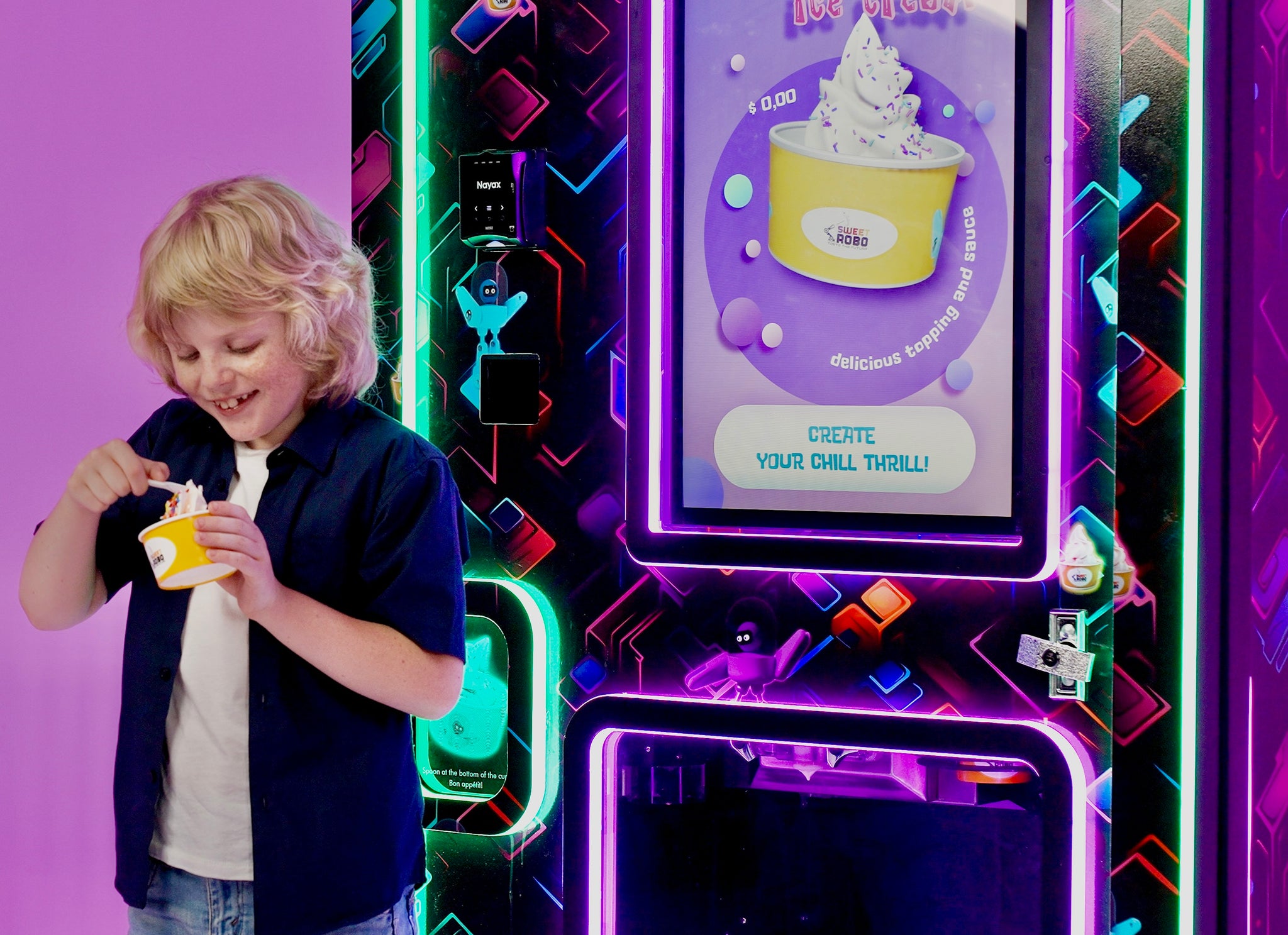 Robo Ice Cream Vending Machine | Gumball.com