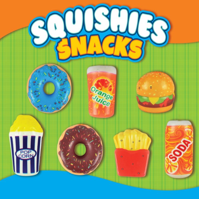 Squishy Snack Toys in 2" Capsules | Gumball.com