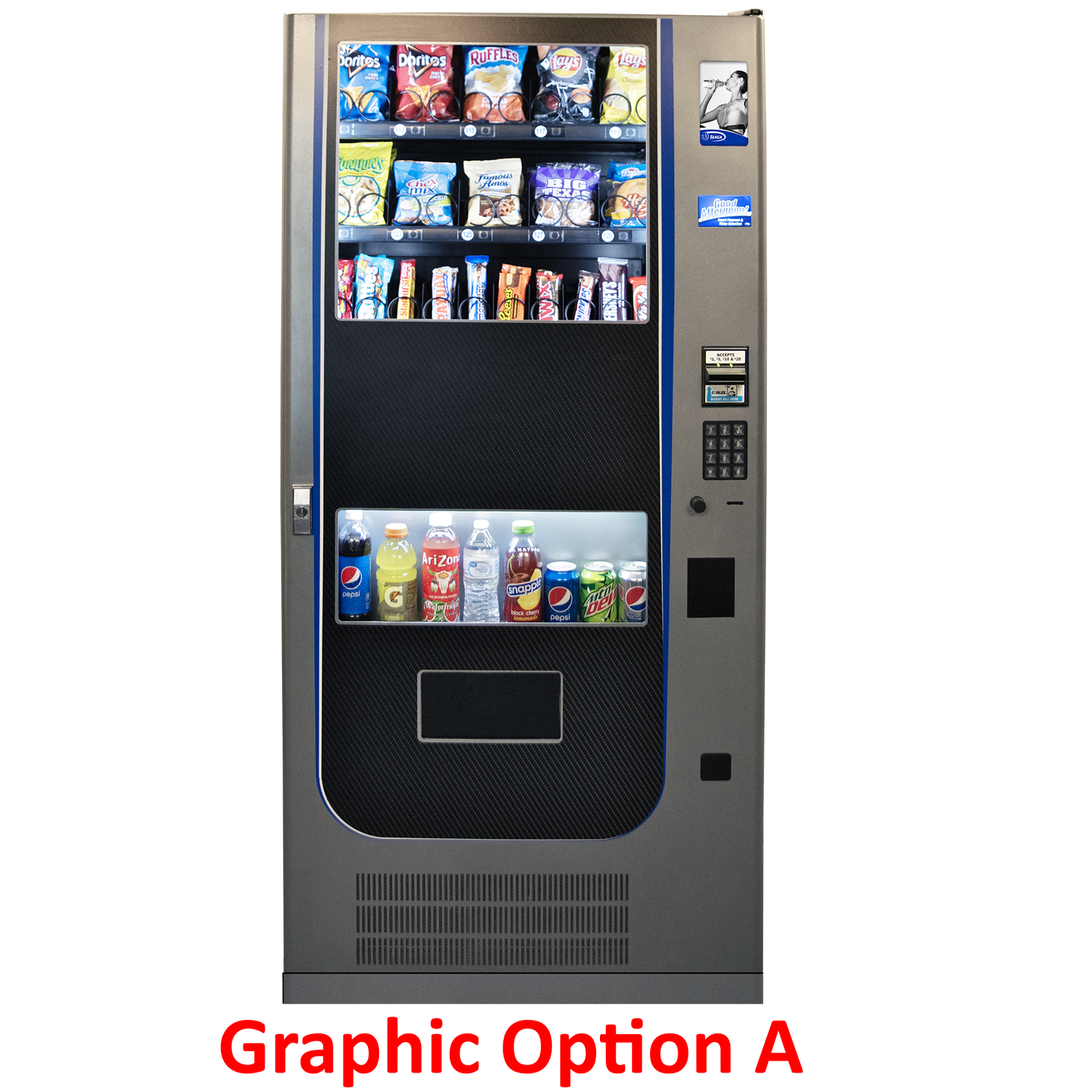 Seaga Quickbreak QB4000 Combo Vending Machine | Gumball.com