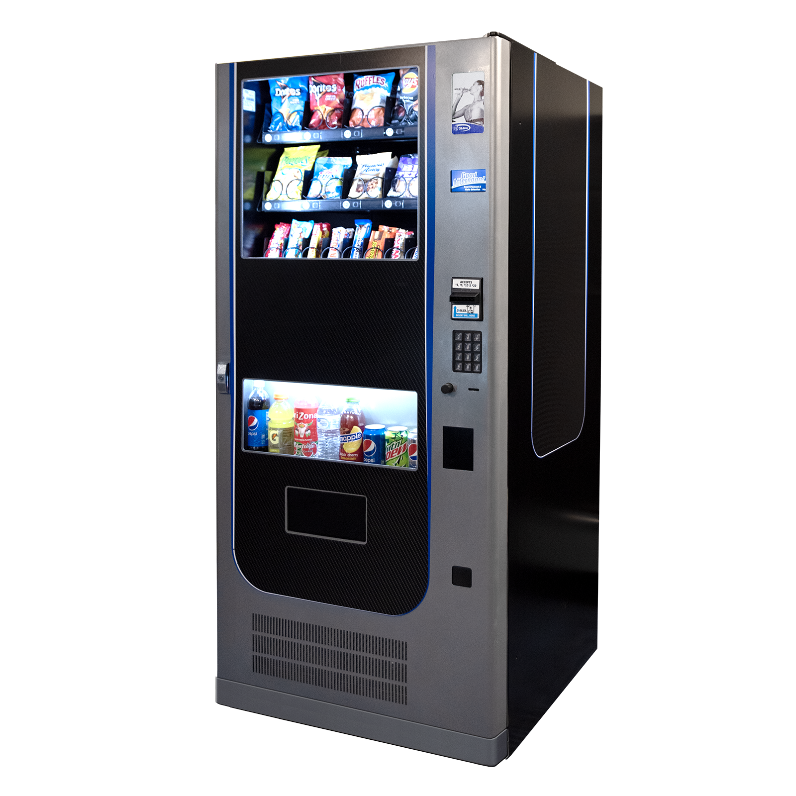 Seaga Quickbreak QB4000 Combo Vending Machine | Gumball.com