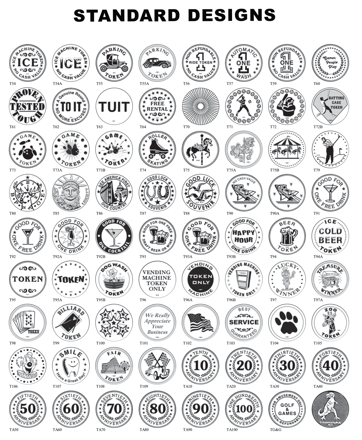 Custom Tokens | Vending Machine Tokens | Gumball.com