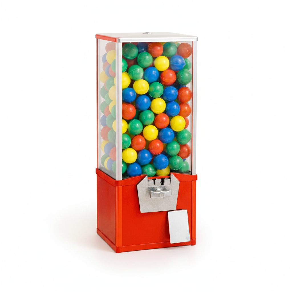 Rhino SuperPro Red 2" Toy Vending Machine - 1 Token Mech | Gumball.com