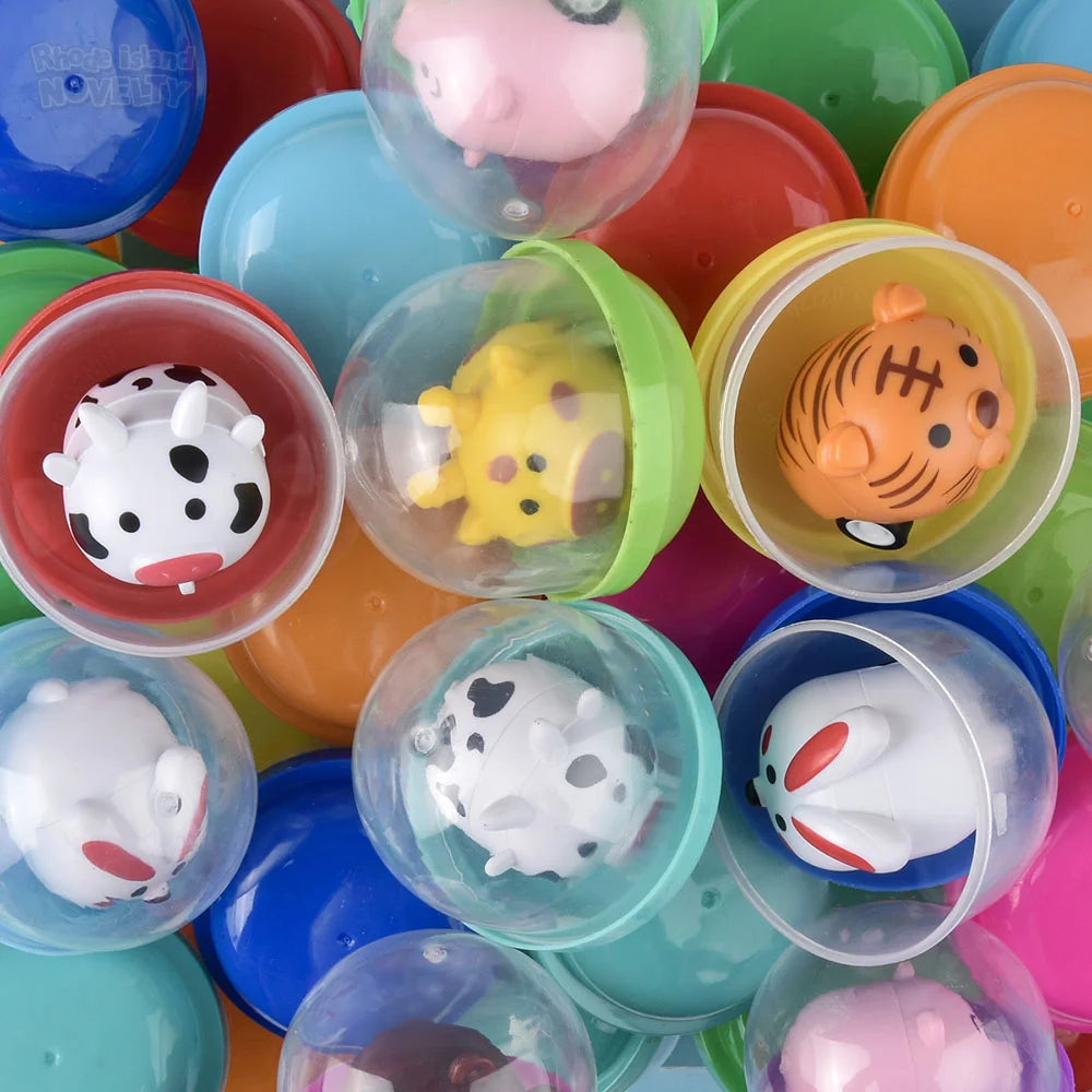 Mini Animal Pull Back Cars 2" Capsules | Gumball.com