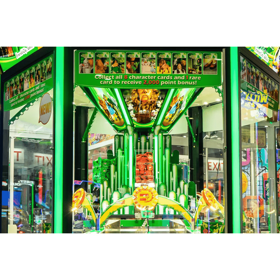 Wizard of Oz Emerald City 6 Player Coin Pusher | Gumball.com
