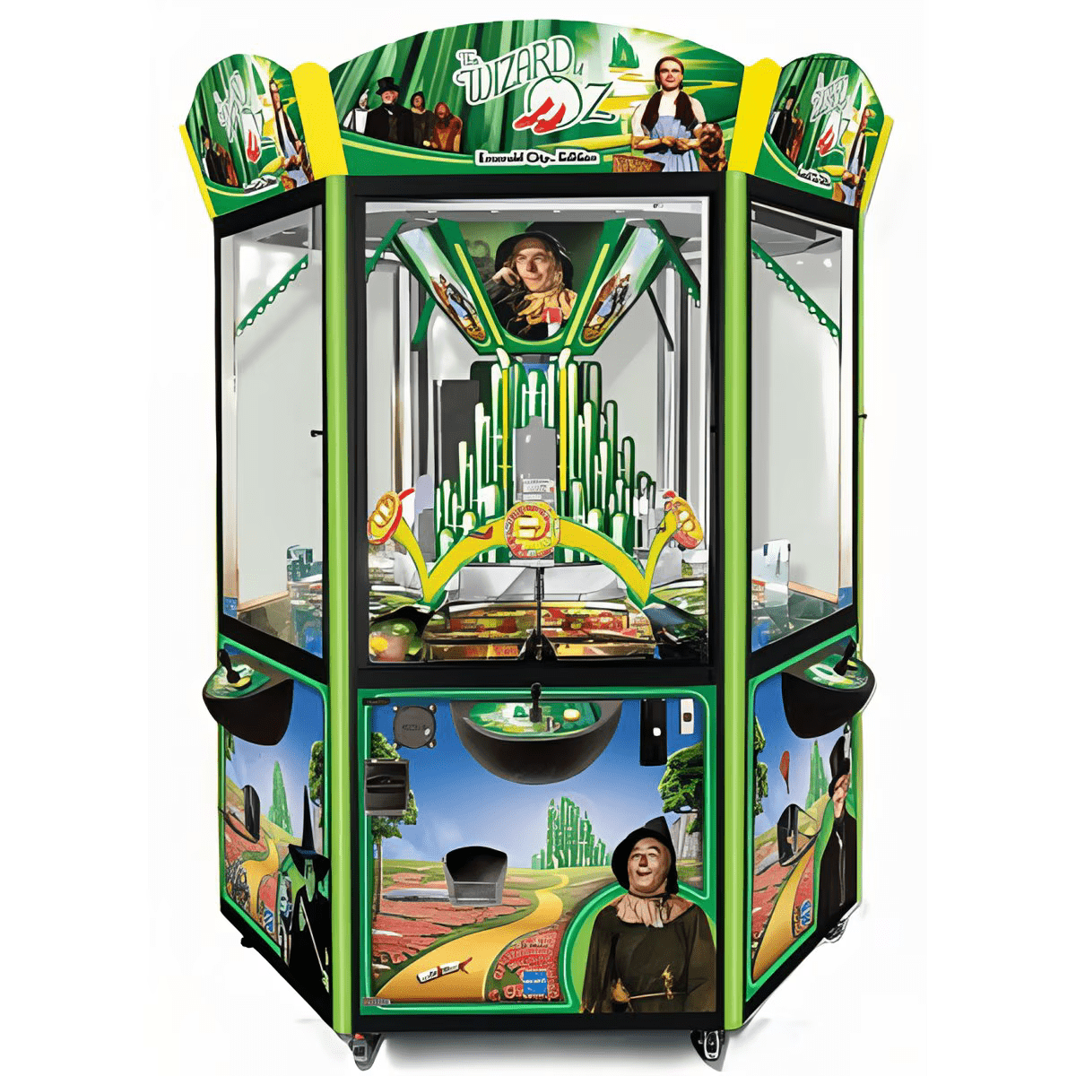 Wizard of Oz Emerald City 6 Player Coin Pusher | Gumball.com