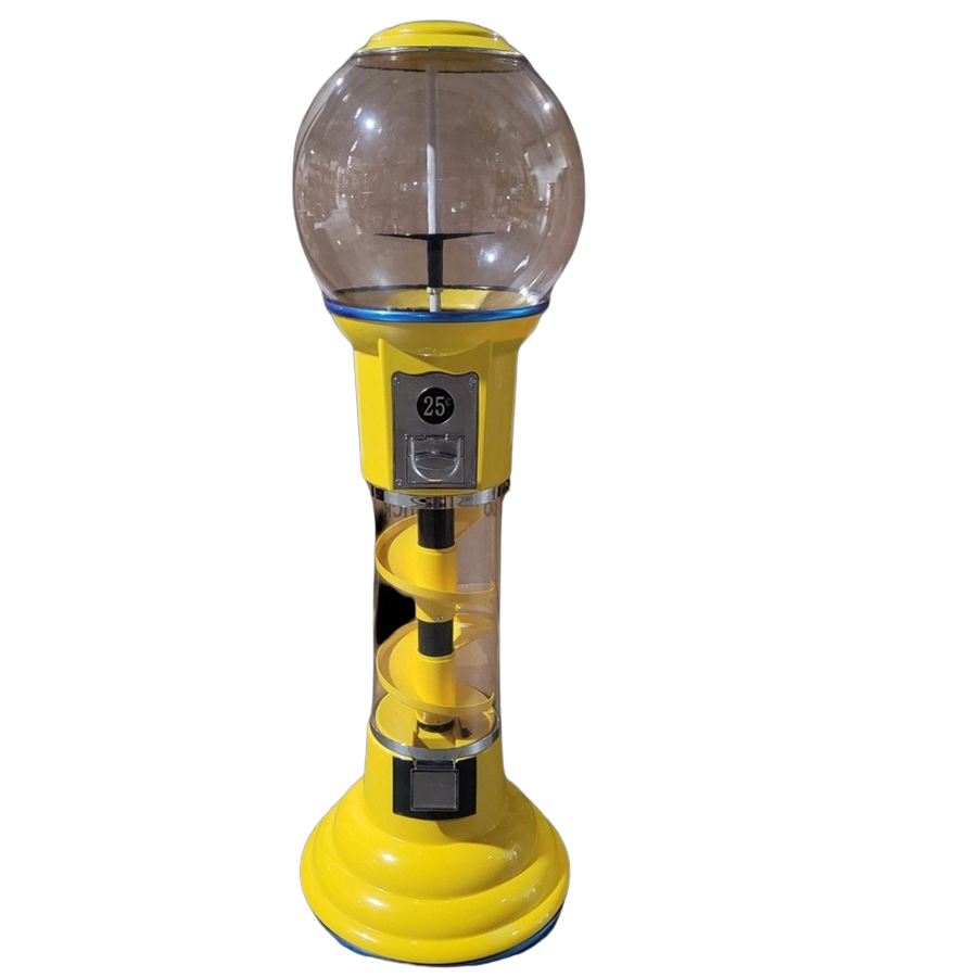 5' Spiral Spin N Drop Spiral Gumball Machine by LYPC | Gumball.com