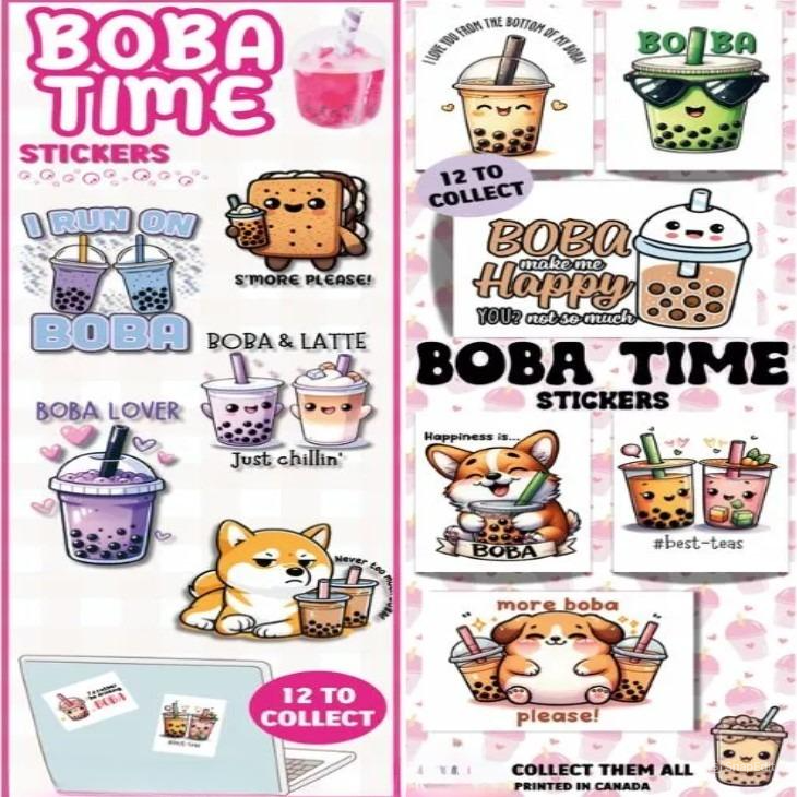 Boba Time Stickers| Gumball.com
