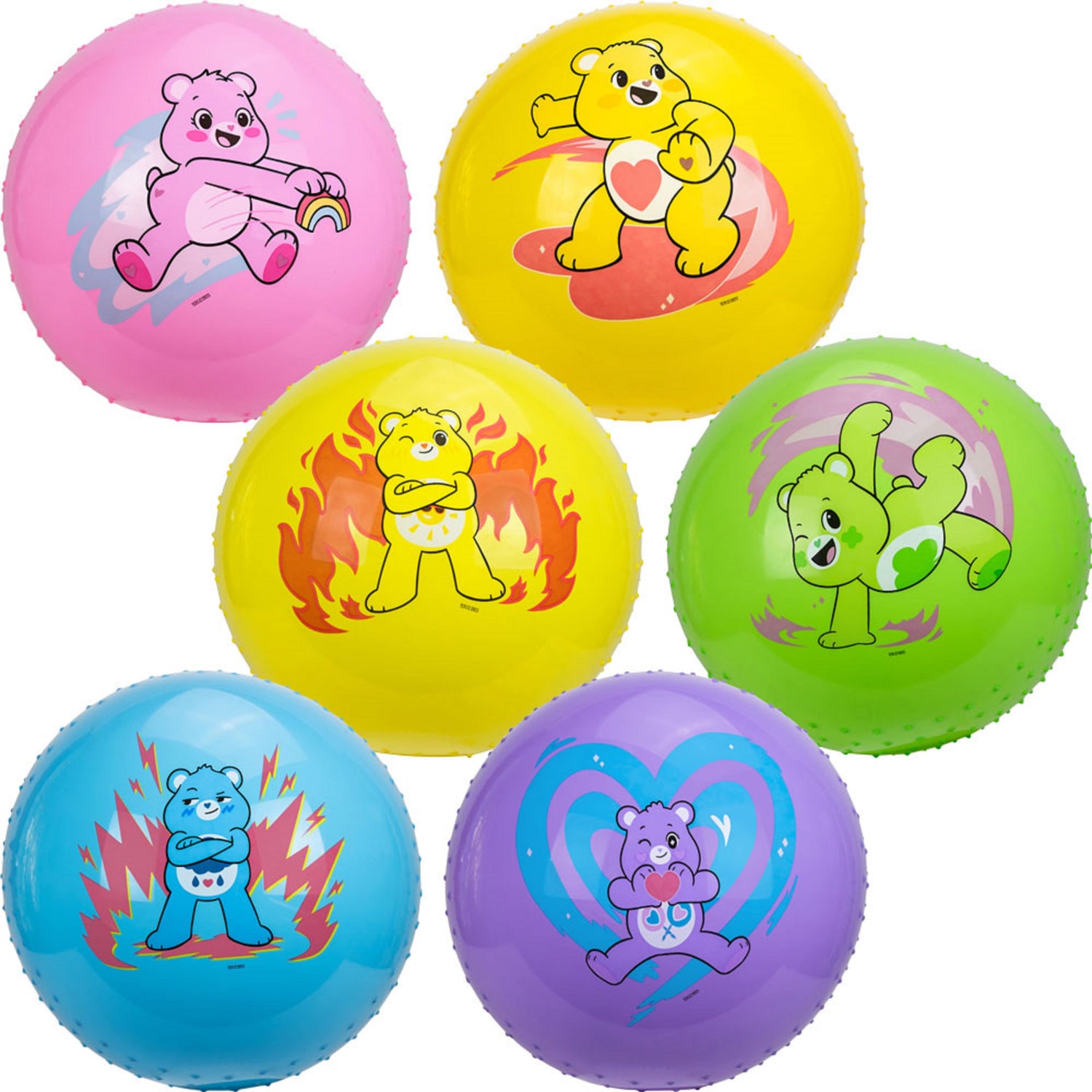 Care Bears™ 18in Character Knobby Balls (48pcs) | Gumball.com