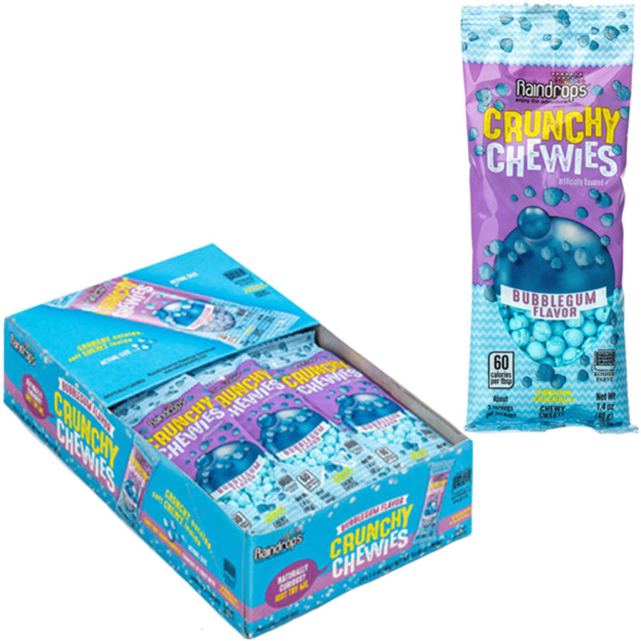Raindrops® Chewies Bubblegum Flavored Candy Display Box| Gumball.com