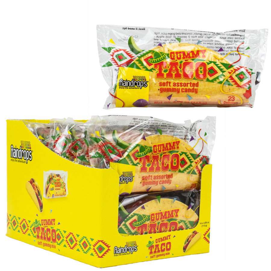 Raindrops® Candy Taco Display Box | Gumball.com