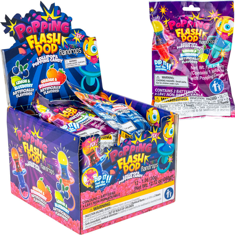 Raindrops® Popping Flash Pop| Gumball.com