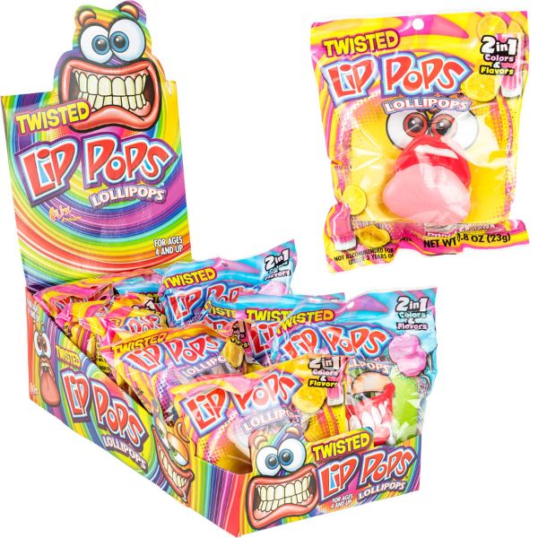 Twisted Lip Pop ® Lollipop | Gumball.com