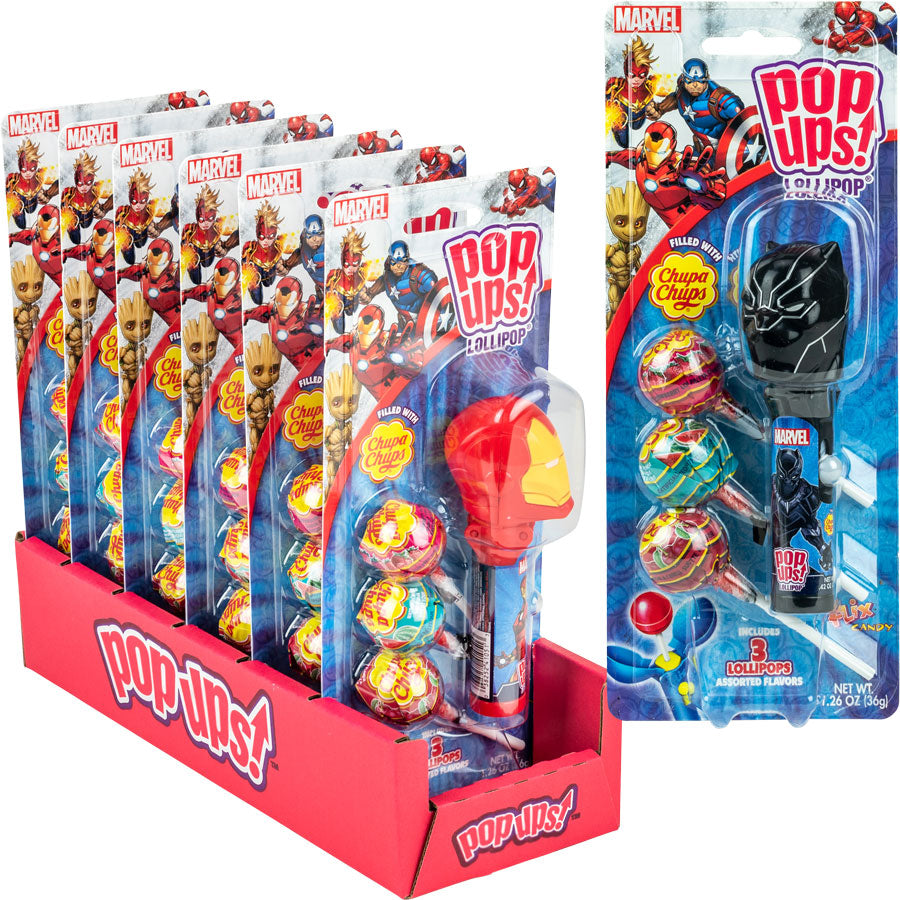 Marvel Avengers Pop-Ups Lollipops® | Gumball.com