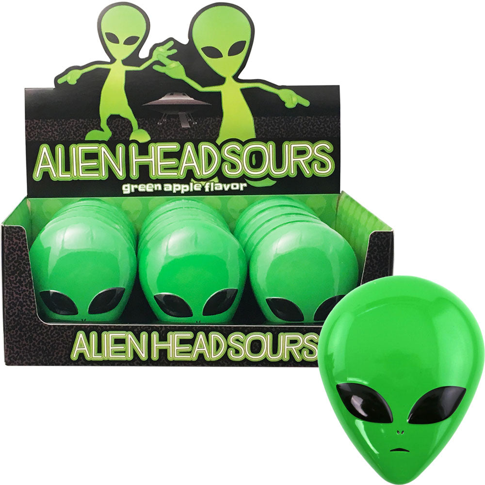 Alien Head Sours Tin| Gumball.com