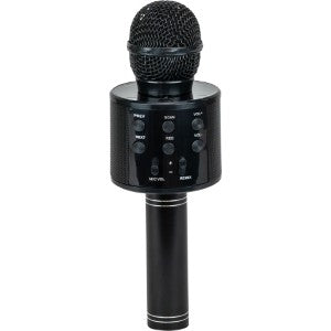 LED Karaoke Mic Speaker - Black (1ct.) | Gumball.com