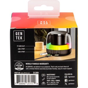 Bluetooth Speaker with RGB Color Changing LED (1ct.) | Gumball.com