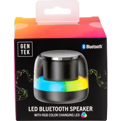 Bluetooth Speaker with RGB Color Changing LED (1ct.) | Gumball.com