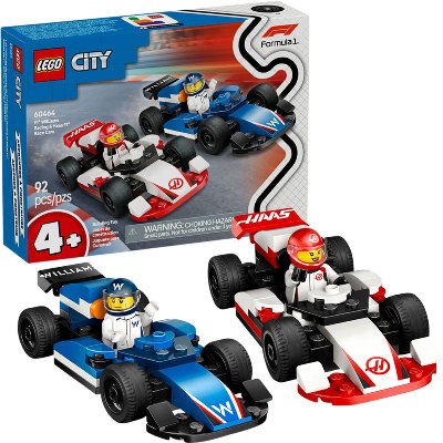Lego® F1® Williams and Haas F1® Racing Cars 92pc (1ct.) | Gumball.com