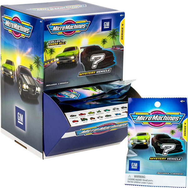 Micro Machine Mini Vehicle Mystery Blind Bag (36pcs) | Gumball.com