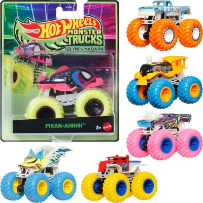 Hot Wheels Glow In Dark Monster Trucks™ (1ct.) | Gumball.com