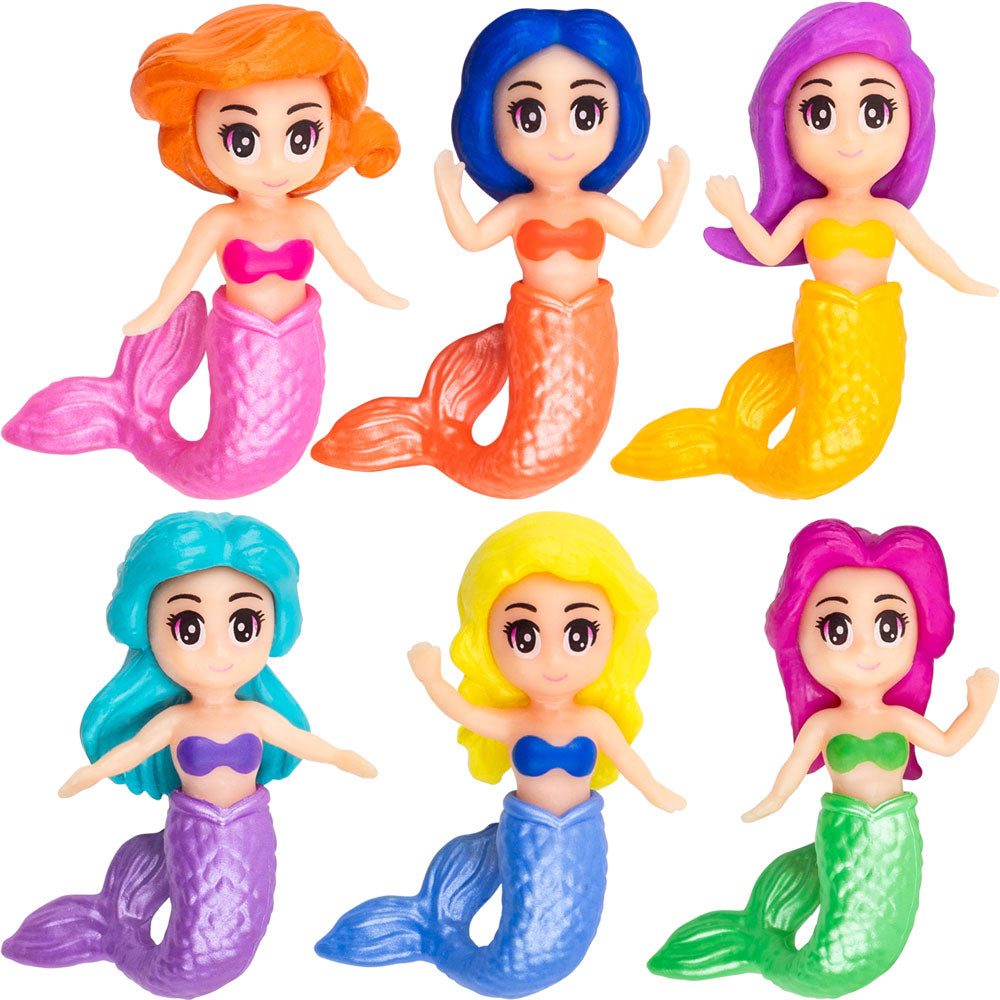 Mermaid Figurines in 2in Capsules in 2" Capsules | Gumball.com