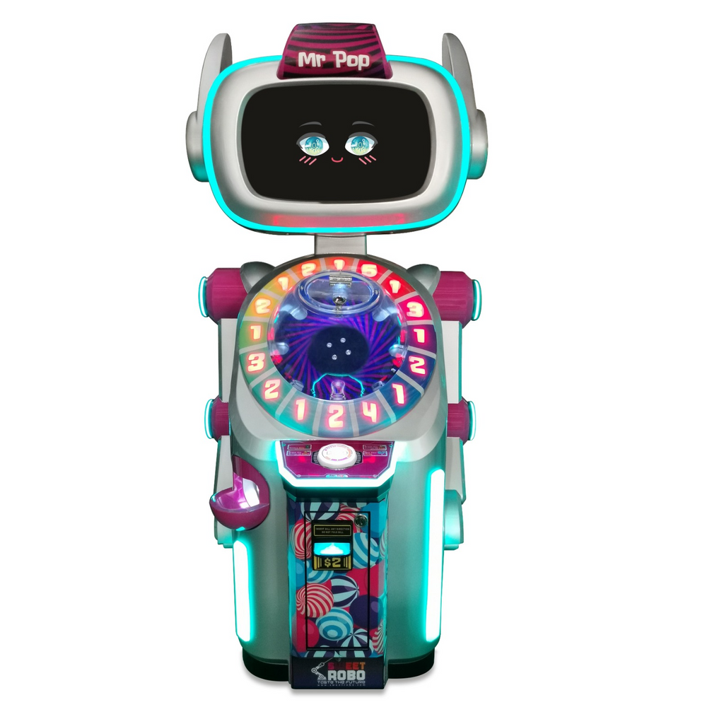 Mr. Pop the Robotic Lollipop Vending Machine | Gumball.com