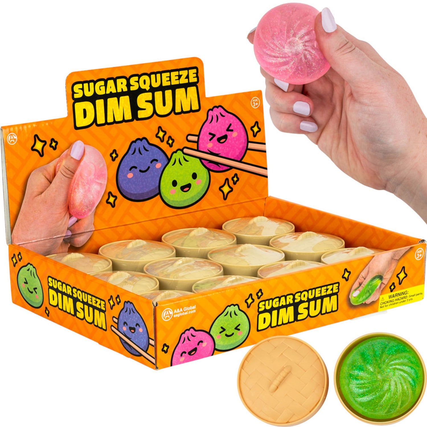 Squeeze Sugar Dim Sum 2.25in (12pcs) | Gumball.com