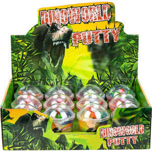 Multi Color Putty with Dinosaur Inside 4.5n (12pcs) | Gumball.com