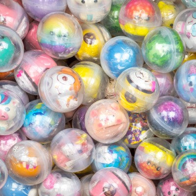 4in Interlocking Squishy Capsule Kit (96pcs) | Gumball.com