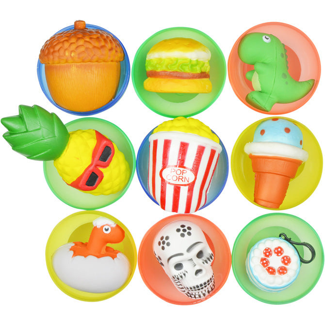 4in Capsule Squishy Slow Rise Foam $2.00avg Kit (96pcs) | Gumball.com