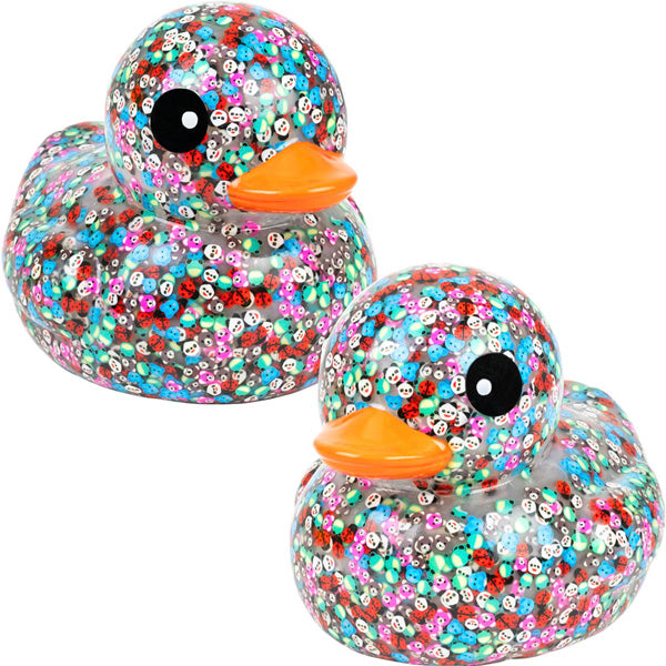 Rubber Animal Confetti Ducks 6in (12pcs) | Gumball.com
