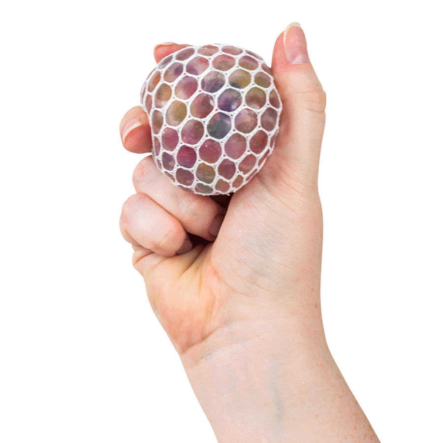 Rainbow 2.5in Mesh Bead Ball Display Box (12pcs) | Gumball.com