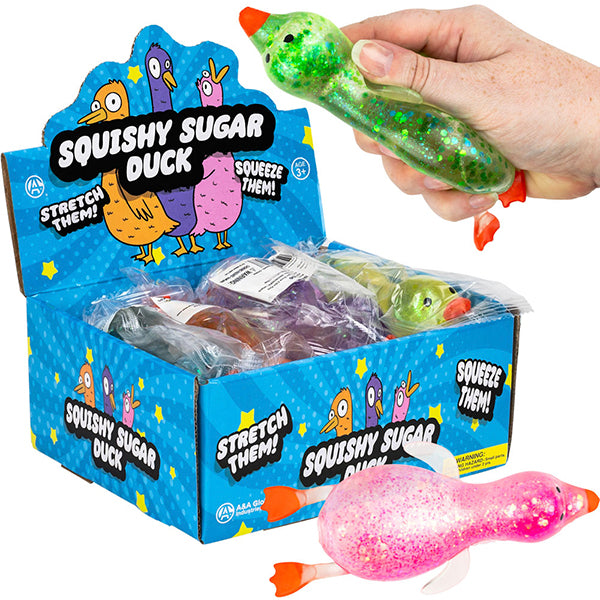 Squishy Sugar Duck 5.5in Asst (8pcs) | Gumball.com