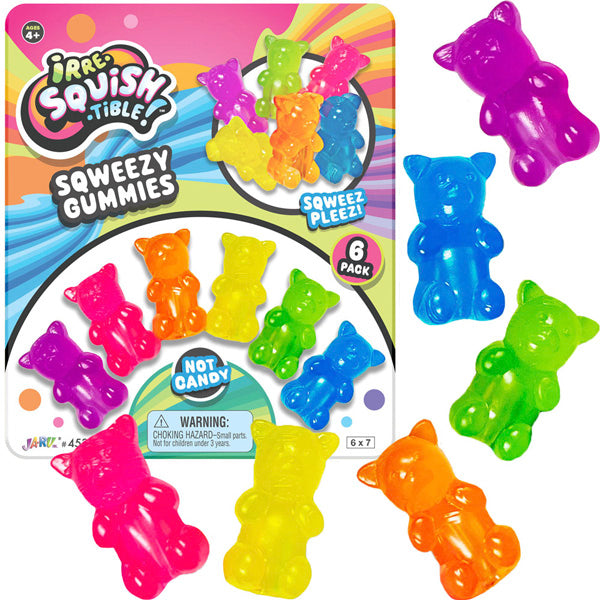 Sqweezy Gummie Bears 6pk | Gumball.com