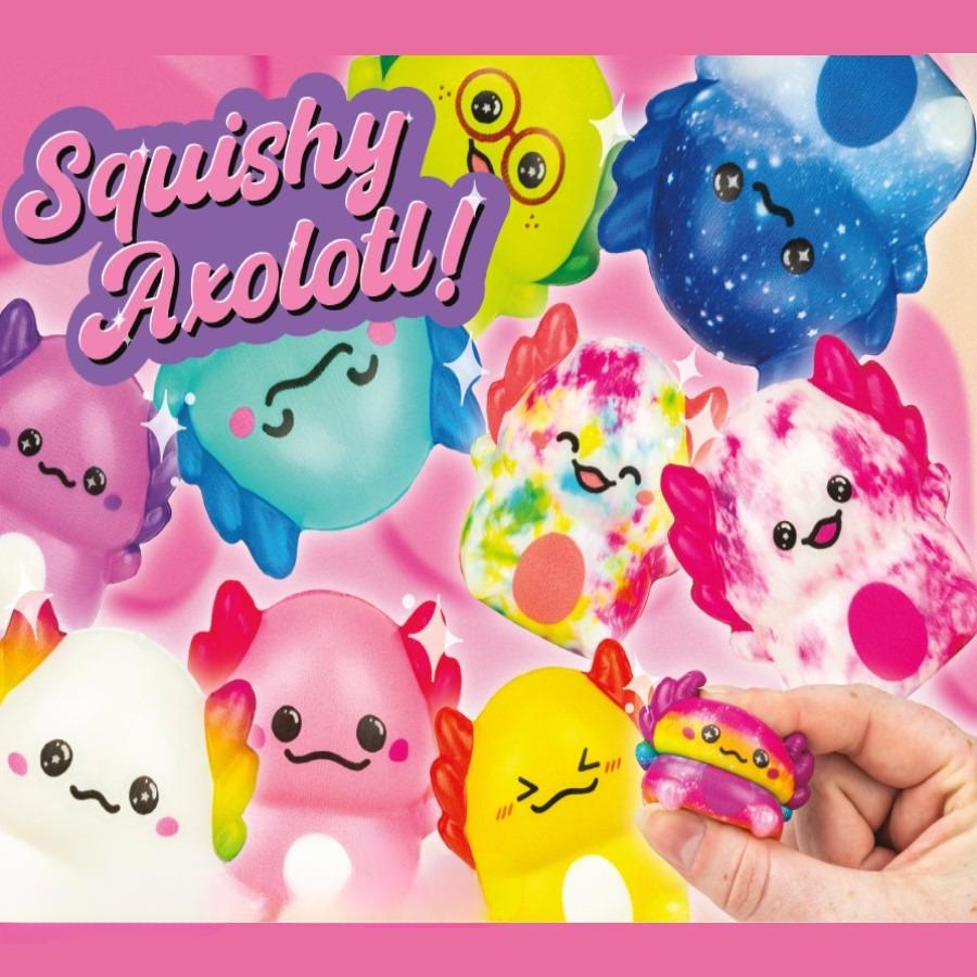 Squishy Axolotl 2" Capsules | Gumball.com