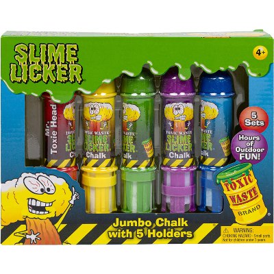 Slime Licker® Jumbo Chalk 5pc Set (6pcs) | Gumball.com