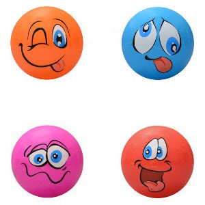 Funny Face 5 Inch Inflatable Balls | Gumball.com
